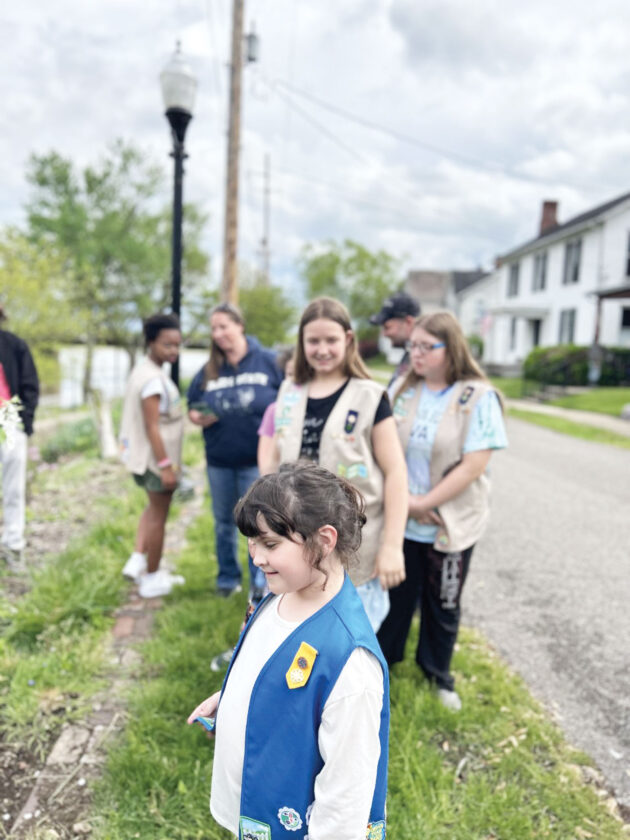 Rooting Interest: Girl Scouts plant apple, peach trees in Marietta ...